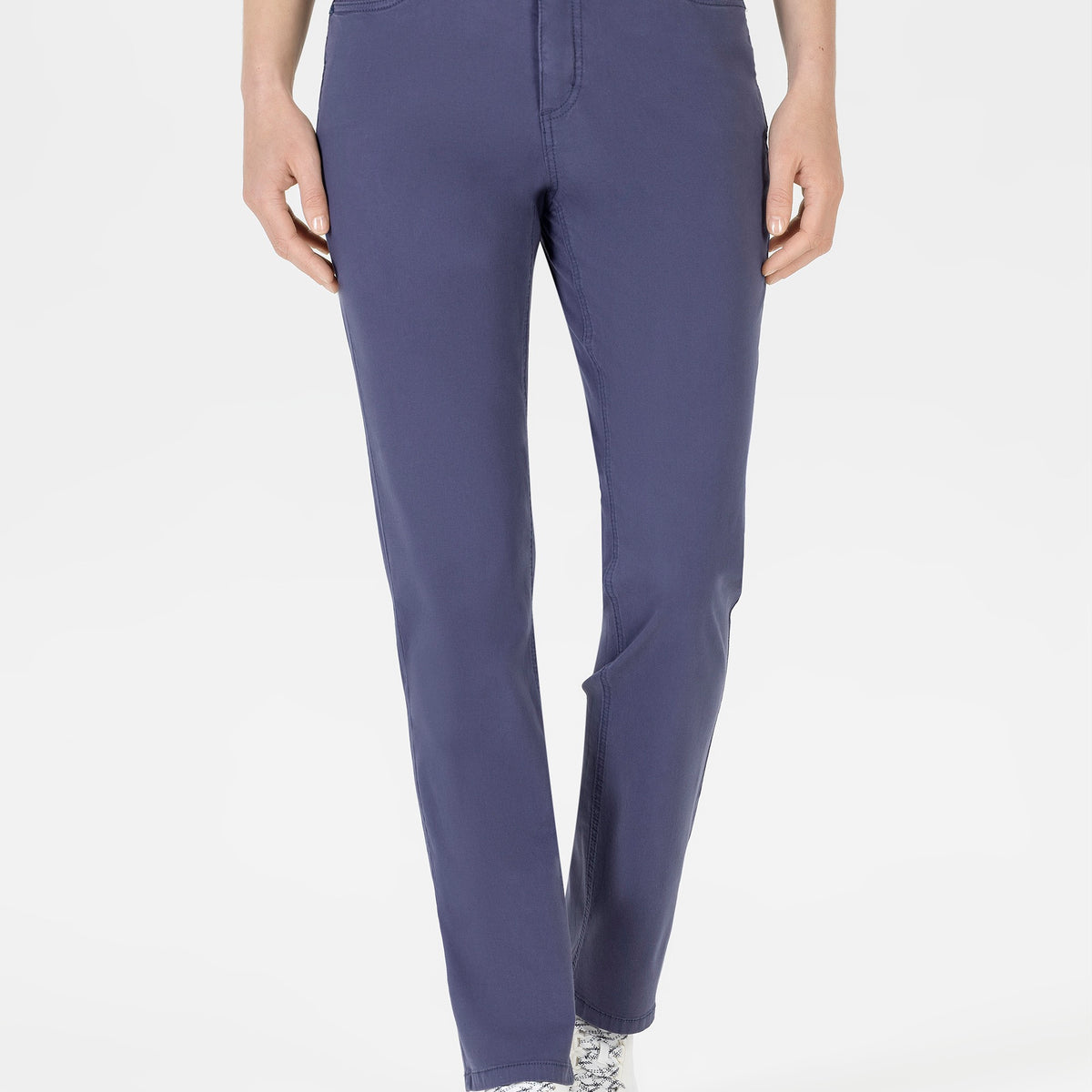 5-Pocket Mellina in Sporty Gabardine blau - Stehmann